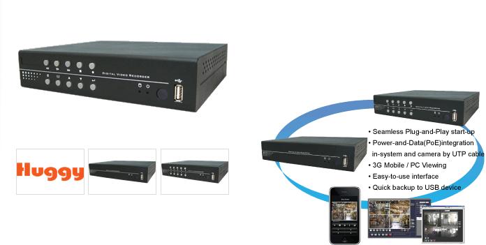 Καταγραφικο παρακολουθησης με 3 καμερες MAT-HUGGY3